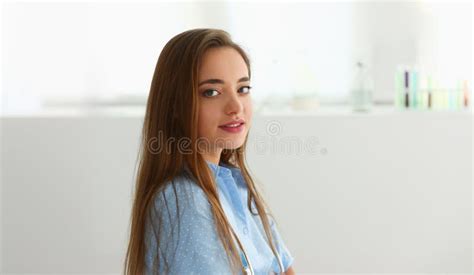 Cute Female Portrait Looking In Camera Stock Image Image Of Confident Concept 323903445
