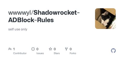 Github Wylshadowrocket Adblock Rules Self Use Only