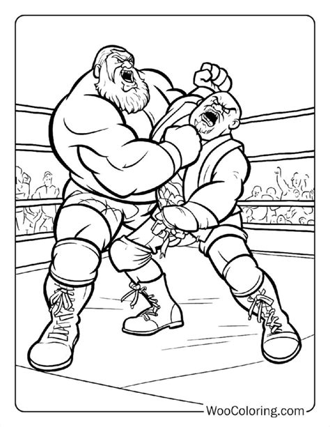 100 Wrestling And Wwe Coloring Pages Free Pdf To Print Woo Coloring