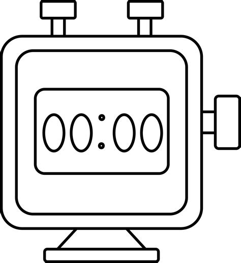 Black Outline Digital Clock Or Timer Icon Or Symbol 24465985 Vector Art At Vecteezy Black Outline Digital Clock Or Timer Icon Or Symbol 24465985 Vector Art At Vecteezy