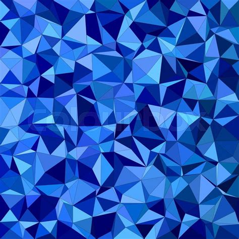 Blue Irregular Triangle Mosaic Vector Background Design Stock Vector Colourbox