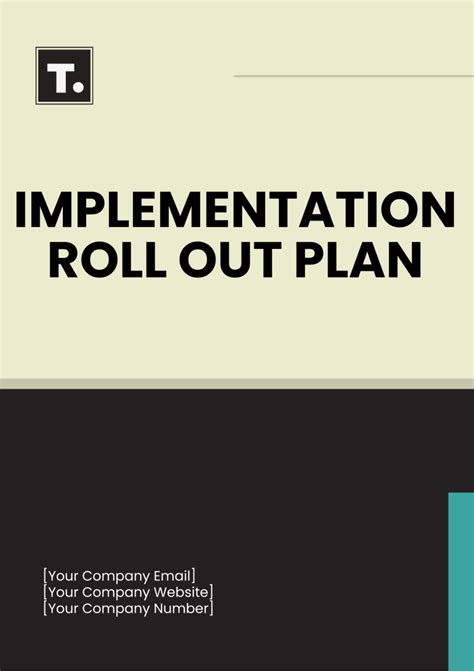 Free Implementation Plan Templates Editable And Printable