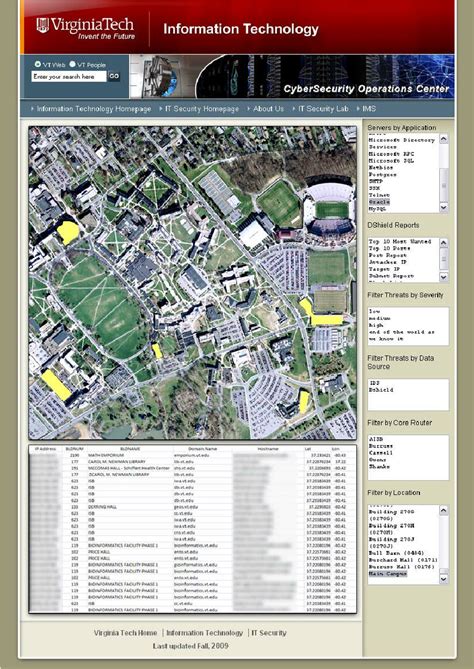Example Of Our Gis Based Security Visualization Prototype Design