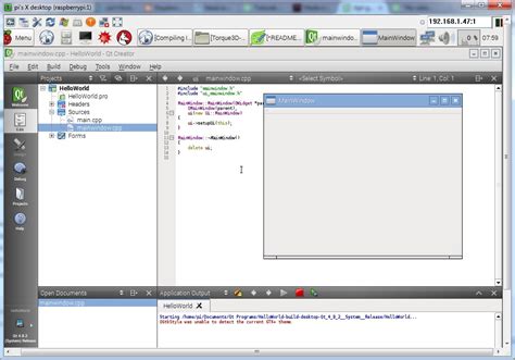 Raspberry Pi 2 Qtcreator And T3d Server Phoenix Game Development