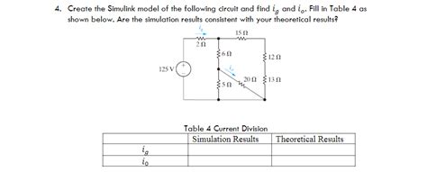 Solved Create The Simulink Model Of The Following Circuit Chegg Com