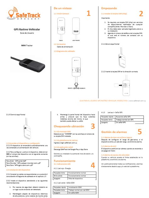 Manual De Usuario Mini Tracker Pdf