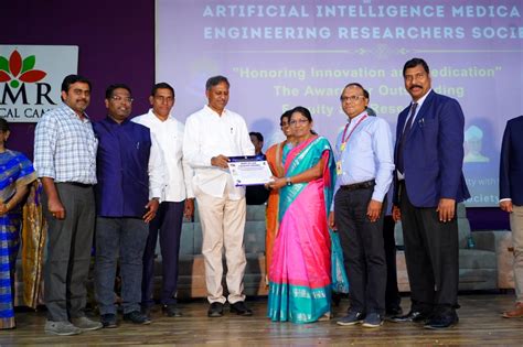 Dr J Naga Vishnu Vardhan Mr Priyakanth And Mr Sai Kumar Tara Received Best Faculty Awards From