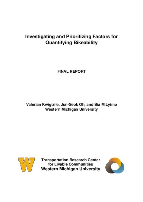 Pdf Investigating And Prioritizing Factors For Quantifying