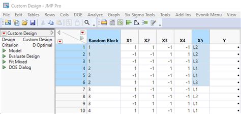 Doe Help Enforcing All Levels Of A Factor Within Random Blocks Jmp