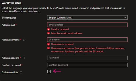 Multisite Configuration On Linux App Service · Issue 183 · Azureappserviceosswordpress Azure