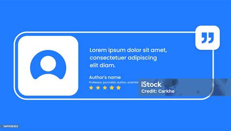 3d 버블 평가 배너 인용문 인포그래픽 따옴표를위한 소셜 미디어 게시물 템플릿 디자인 빈 말풍선 따옴표 거품 및 텍스트 상자 벡터 일러스트 레이 션 Eps10 0명에 대한