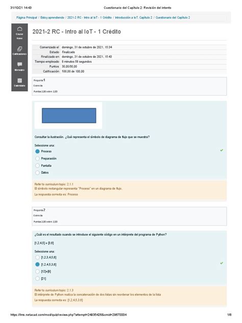 cuestionario del capítulo 2 revisión del intento pdf python
