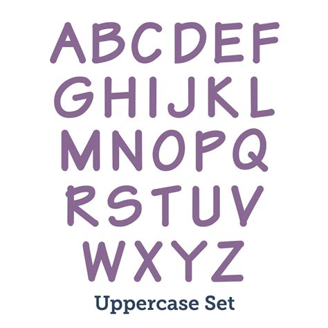 kristy alphabet 2 upper case lettering uppercase letters