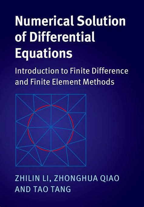 Numerical Solution Of Differential Equations Introduction To Finite