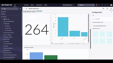 Servicenow Dashboards And Reports Exercise Create A Dashboard Youtube