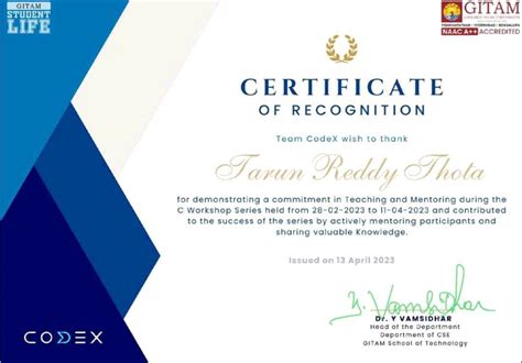 Tarun Reddy Thota On Linkedin Learning Engineering Programming Gitam