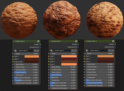 Procedural Desert Rock Materials Blender Tutorial Ryan King Art