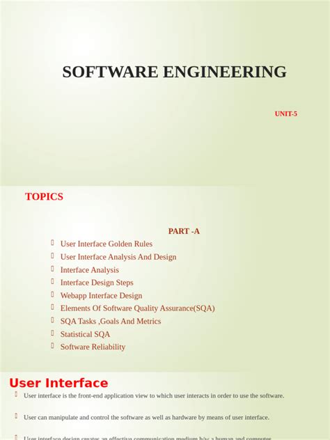 Unit 5 Ppt Pdf Software Testing Graphical User Interfaces