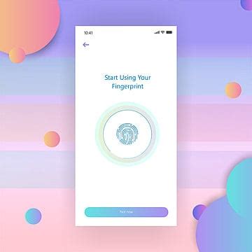Mobile Fingerprint PNG Transparent Images Free Download Vector Files Pngtree