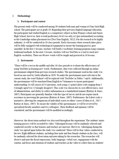 Methodology Pdf Cronbachs Alpha Internal Consistency