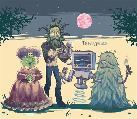 Leshy Stoat P03 Magnificus And Grimora Inscryption Drawn By Nashigawa Danbooru