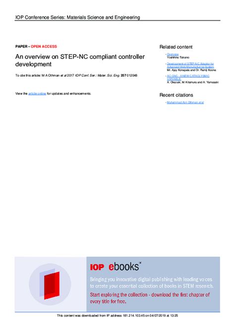 pdf an overview on step nc compliant controller development