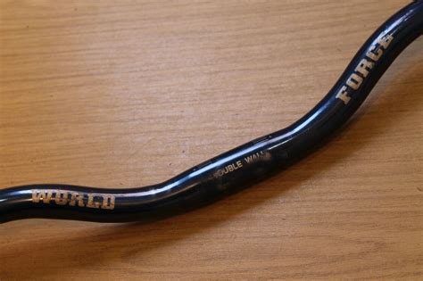 Azonic World Force Riser Bar Handlebar Bars 680 Mm X 25 4 Mm Retro Blue Dbl Wall Fixed Gear Frenzy