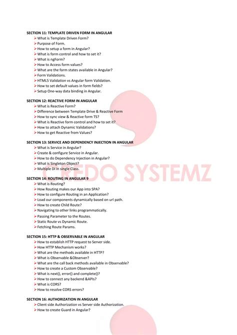 Angular Training Course Syllabus Pdf