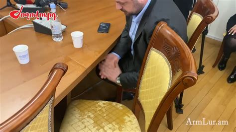 Գևորգ Պապոյանը նիստի ժամանակ շուռ տվեց ջրի բաժակը Youtube