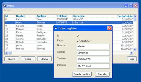 Edición Mshflexgrid Con Formulario Modal