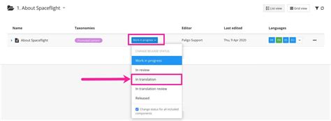 Export A Translation Package