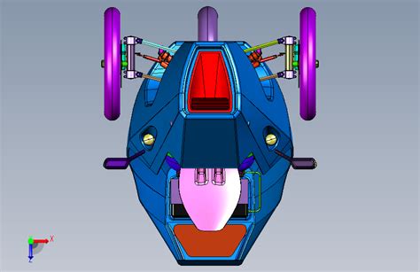 单人氢气能源赛车step 模型图纸下载 懒石网