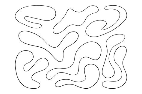 Fluid Abstract Freeform Blob Shape Graphic By Musbila · Creative Fabrica