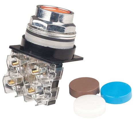 GE Non Illuminated Push Button Mm Momentary Push Extended Button Metal M