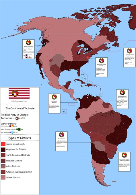 The Continental Technate No Lore R Imaginarymaps