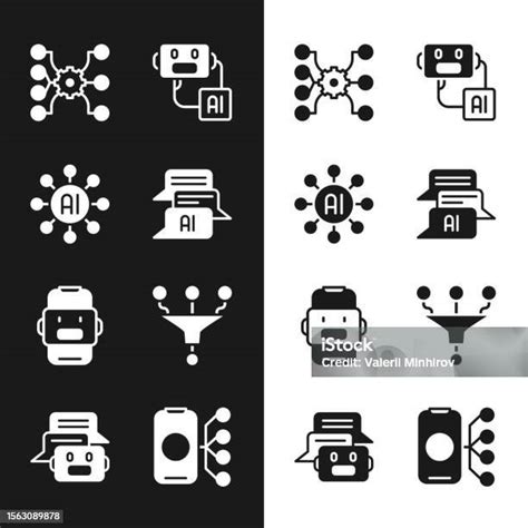 Set Chat Bot Neural Network Artificial Intelligence Robot Funnel Filter