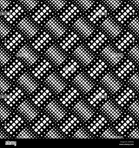 Black And White Diagonal Rounded Square Pattern Background Design Abstract Vector Graphic