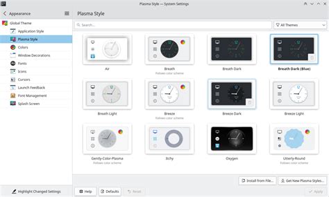 HowTo Change KDE Plasma Style Theme Accent Colors With Pictures Tutorials Manjaro Linux