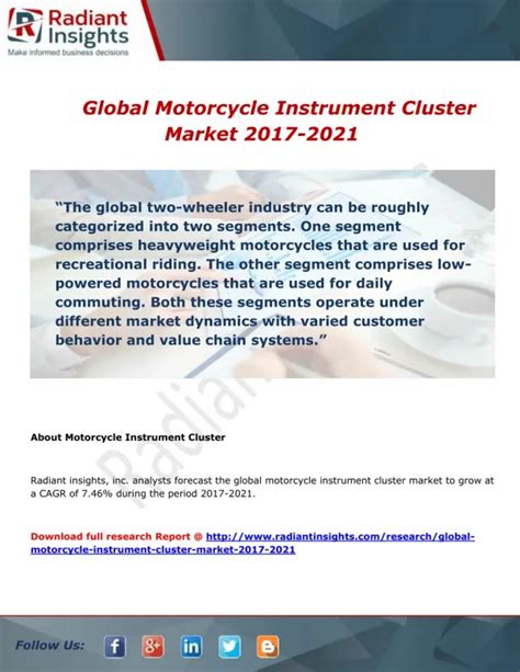 Ppt Global Automotive Instrument Cluster Market Powerpoint