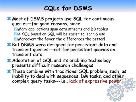 continuous query languages cql blocking operators and the expressive