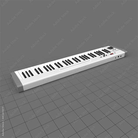 Master Key Midi Keyboard Stock D Asset Adobe Stock