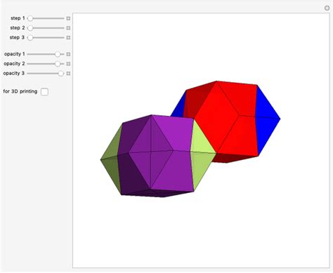 Dissecting Two Bilinski Dodecahedra Into A Cube Wolfram