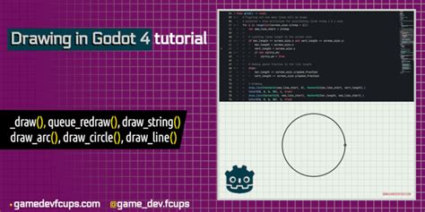 how to draw in godot 4 game development