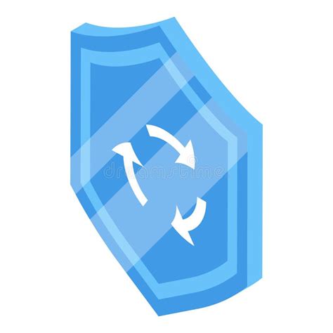 Shield Password Icon Isometric Style Stock Vector Illustration Of Icon Cartoon 205101550