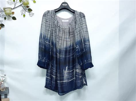 1195 후라밍고 7부 쉬폰 블라우스 M사이즈 헬로마켓