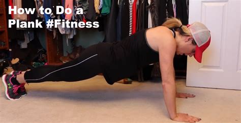 PLANK How To Do A PLANK Fitness Stylish Life For Moms