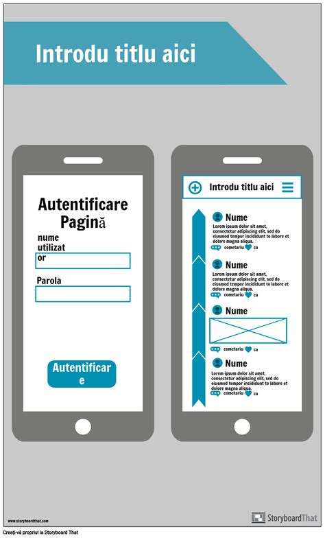 Mobile Wireframe Storyboard Par Ro Examples