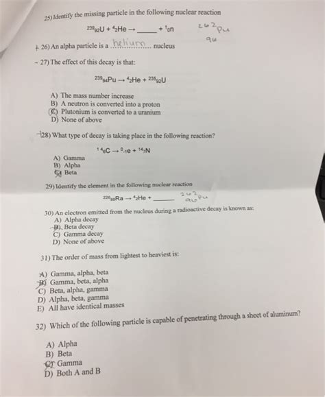 solved identify the missing particle in the following