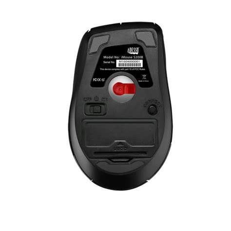 Adesso Imouse S200b Ergo Mini Scroll Mouse Advanced Optical Sensed Dpi Switch Walmart