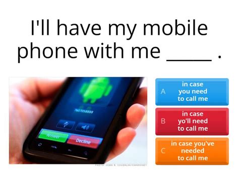 First Conditional And Future Time Clauses Test